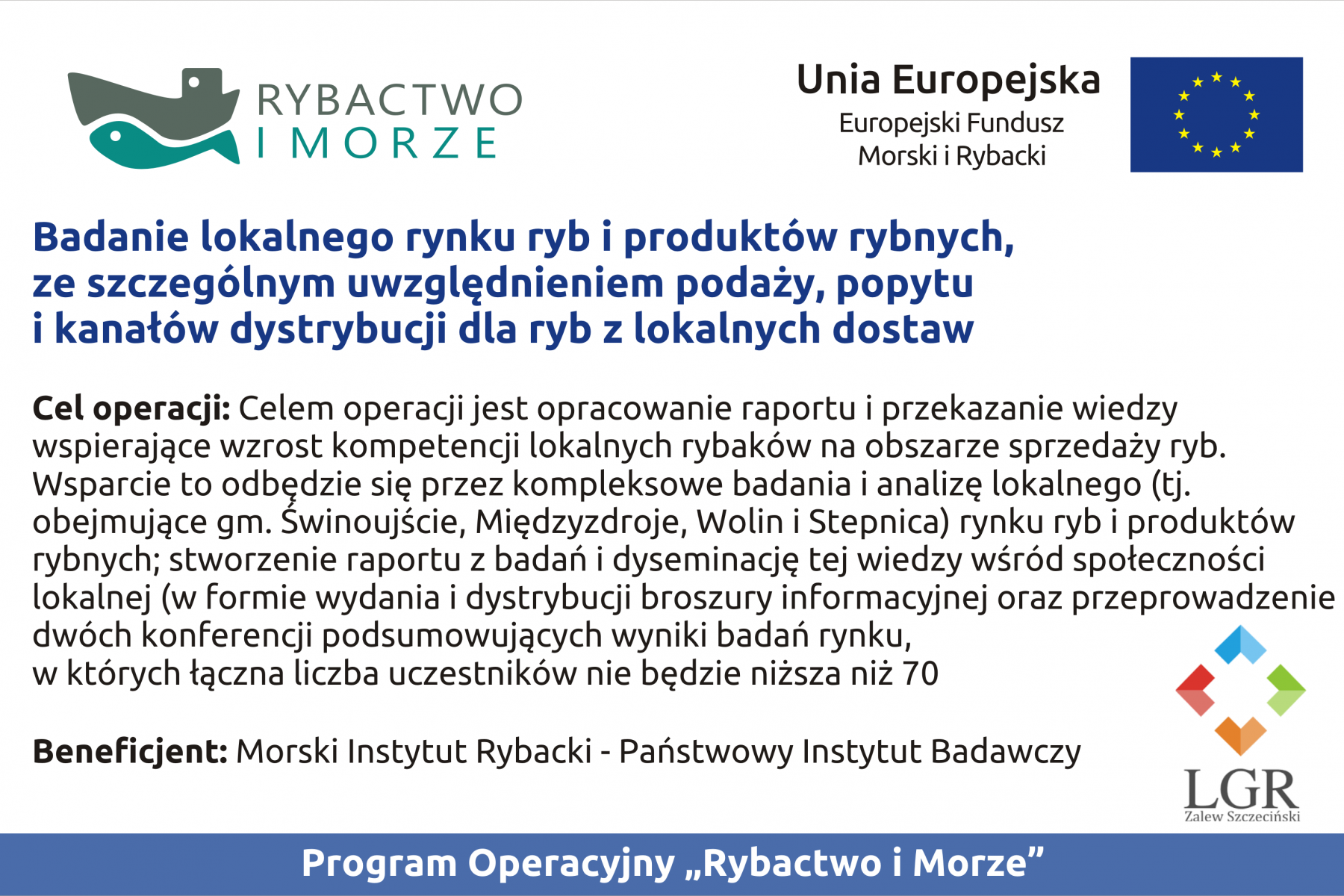 Badanie lokalnego rynku ryb i produktów rybnych, ze szczególnym ...